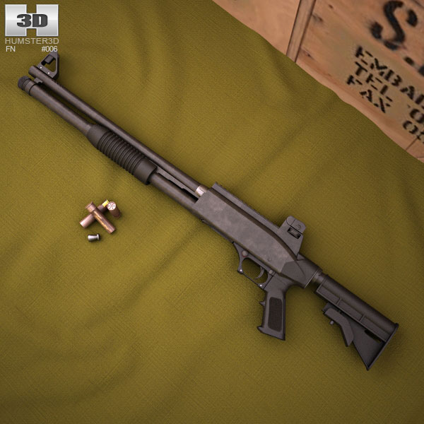 FN TPS 3D model to Download in Max, FBX, Obj, C4D